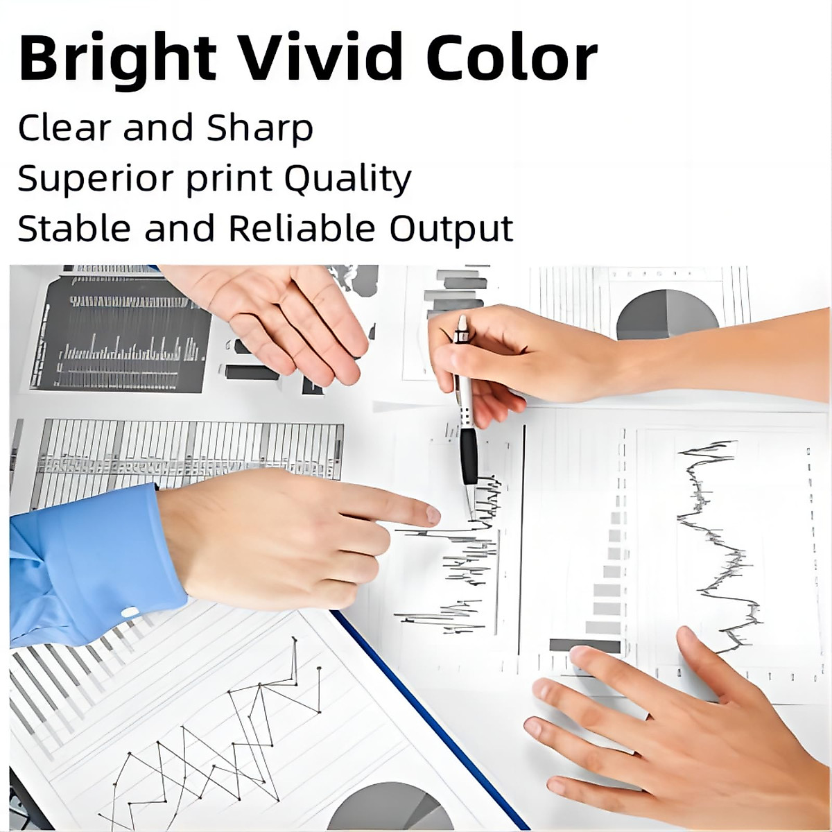 207X W2210X Compatible Toner Cartridge Replacement for HP 207X W2210X W2211X W2212A W2213X for Use with Color Laser Pro MFP M282NW M283FDN M283FDW M255DW M255NW Printer (4PK-BCMY)