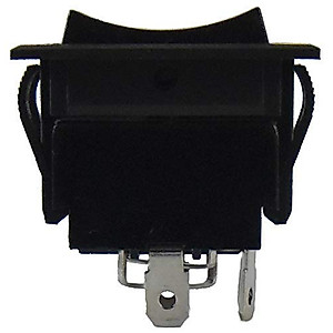 Trailer Power Jack Switch Replacement for LCI Lippert Recpro F2C and Others - 4 Pin, 4 Wire, Polarity Reversing (1 pack)