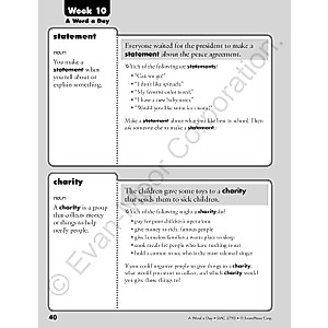 A Word a Day, Grade 3 Teacher Edition