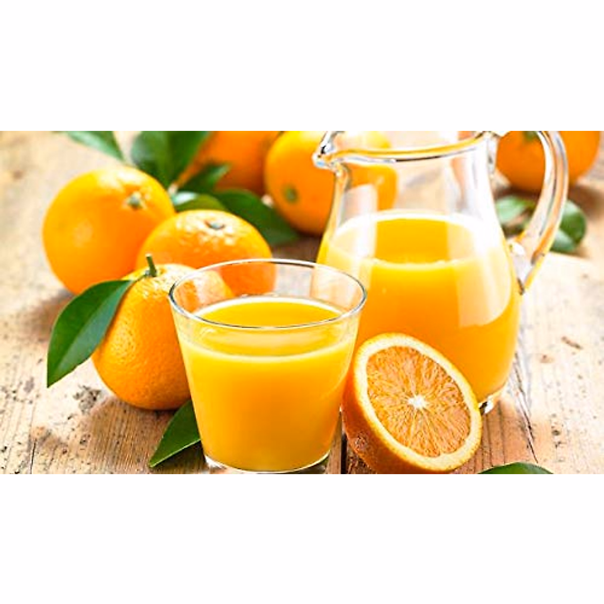 Kasmoire Citrus Lemon Orange Juicer, Manual Hand Squeezer with Built-in Measuring Cup and Strainer, 8OZ, Yellow