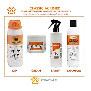 Classic's Lime Sulfur Dip Bundle - 2 Items: Classic's Lime Sulfur Cream (2 oz) and Classic's Lime Sulfur Spray (4 oz), 2 Piece Set
