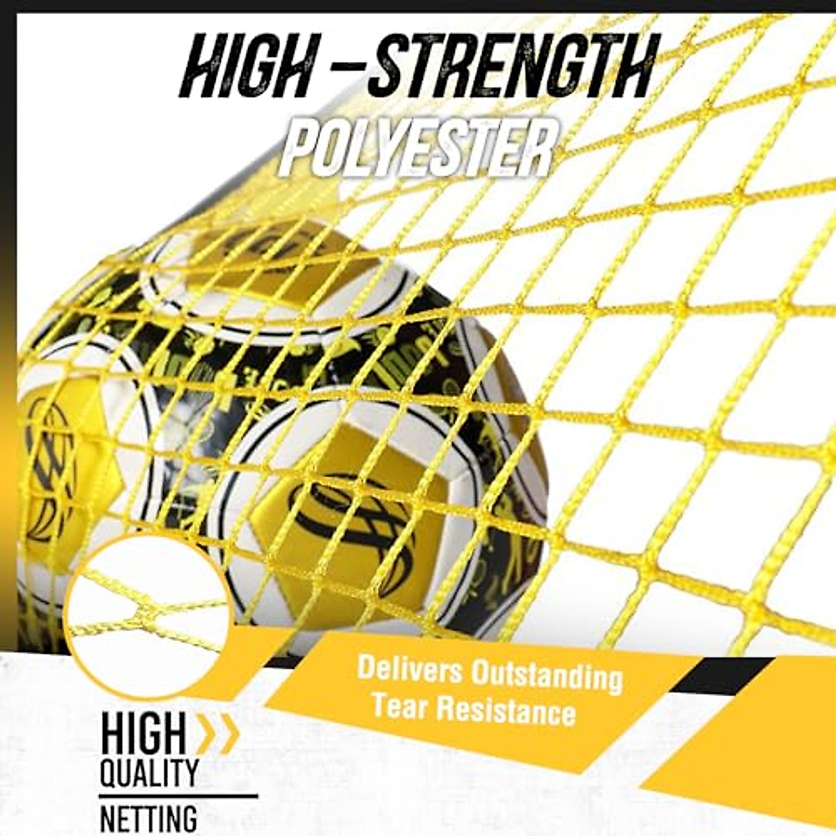 PodiuMax 2 in 1 Pop Up Soccer Goal - Indoor Outdoor Soccer Target Net for Improving Passing and Shooting Accuracy | Portable with Carrying Bag