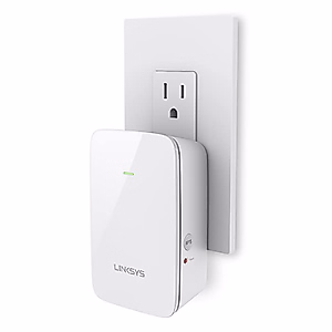 Linksys WiFi Extender, WiFi 5 Range Booster, Dual-Band Booster, Repeater, 6,500 Sq. ft Coverage, Speeds up to (AC1200) 1.2Gbps - RE6350