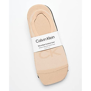 Calvin Klein Women’s Socks – Lightweight Low Liners (3 Pack), Size 4-10, Sand Assorted