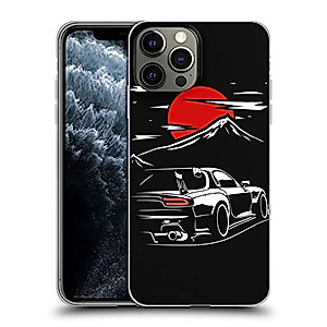Compatible with iPhone 12/12 Pro Case Supra Japanese RX7 Cool Car Haruna Cabrio Protection & Shockproof Flexible Soft Slim TPU Silicone Phone Case Cover