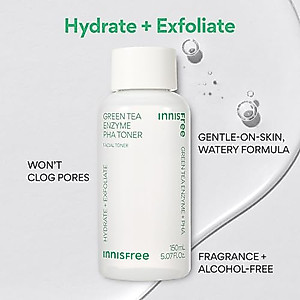 innisfree Hydration Heroes with Green Tea, Routine Kit with Korean Skincare Serum, Cleanser, Toner, and Cream (Packaging May Vary)