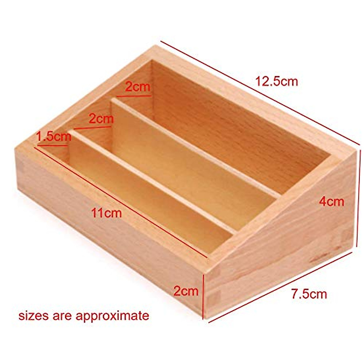 Amazing Child Montessori Cards Display Box Small Approx 5" x 3" _ NOT for Greeting Cards