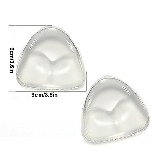 Silicone Breast Inserts - Waterproof Enhancers Push-up Bra Inserts A to C Cup for Swimsuits Bikini