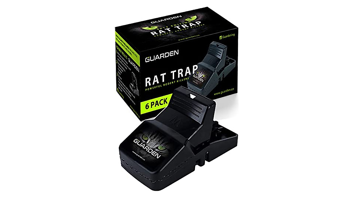 Rat Traps That Work (6 Pack) - Easy Setup for Home & Yard