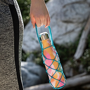 Gearproz HydroNet Handle - Compatible with S'well, Simple Modern, Mira, Manna Stainless Steel Water Bottles — Available in 9 oz, 17 oz, 25 oz (Black, 17 oz)