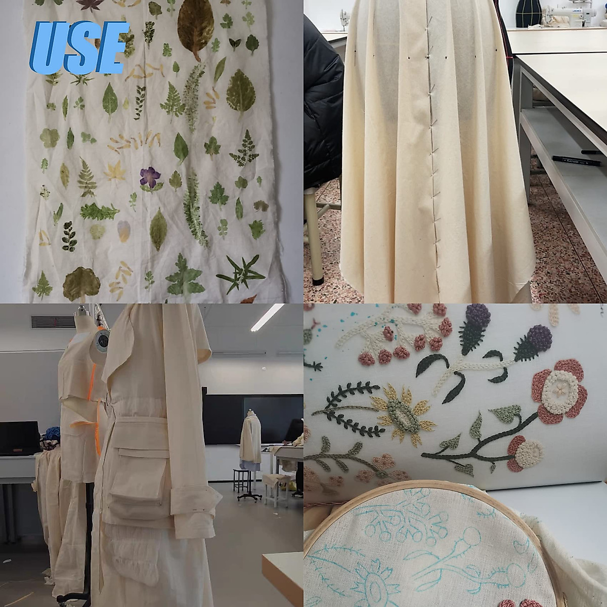 2 Yard Gold Cotton Fabric,Natural Cotton Poplin Fabric by The Yard,Gold Fabric,59 Inches Wide 100% Cotton Fabric,Soft Embroidery Muslin Quilting Fabric Material for Sewing Material Apparel Cloth