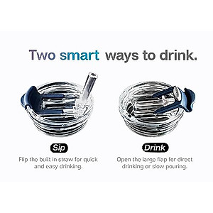 Four Leaf TrustyMate – 100% Leak Proof 40 Oz Tumbler with Handle and Built-In Straw Lid – Insulated Leak Proof Stainless Steel Tumbler