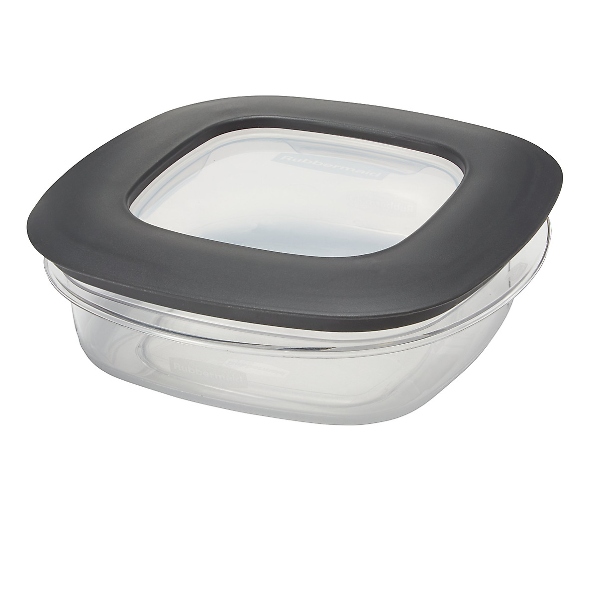 Rubbermaid Premier Easy Find Lids 3-Cup Meal Prep and Food Storage Container, Grey |BPA-Free & Stain Resistant