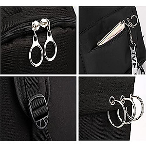 WANHONGYUE One Piece Monkey D Luffy Anime Backpack Book Bag Laptop School Bag Women Girls Cosplay Daypack Rucksack Bag Pink/20