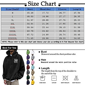 Tops, Men'S Print Graphic Hoodies Drawstring Long Sleeve Pocket Casual Pullover Sweatshirt Lightweight Hoodies For Men Work Mens Hoodies Devil Mgk Trendy Hoodies (5XL, Dark Green)
