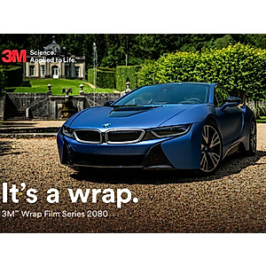 3M 2080 Series CF12 Black Carbon Fiber - 5ft x 1ft - 5sq ft - Dual Cast 3D Weave Embossed Vinyl Car Wrapping Film - Vehicle Sheet Roll