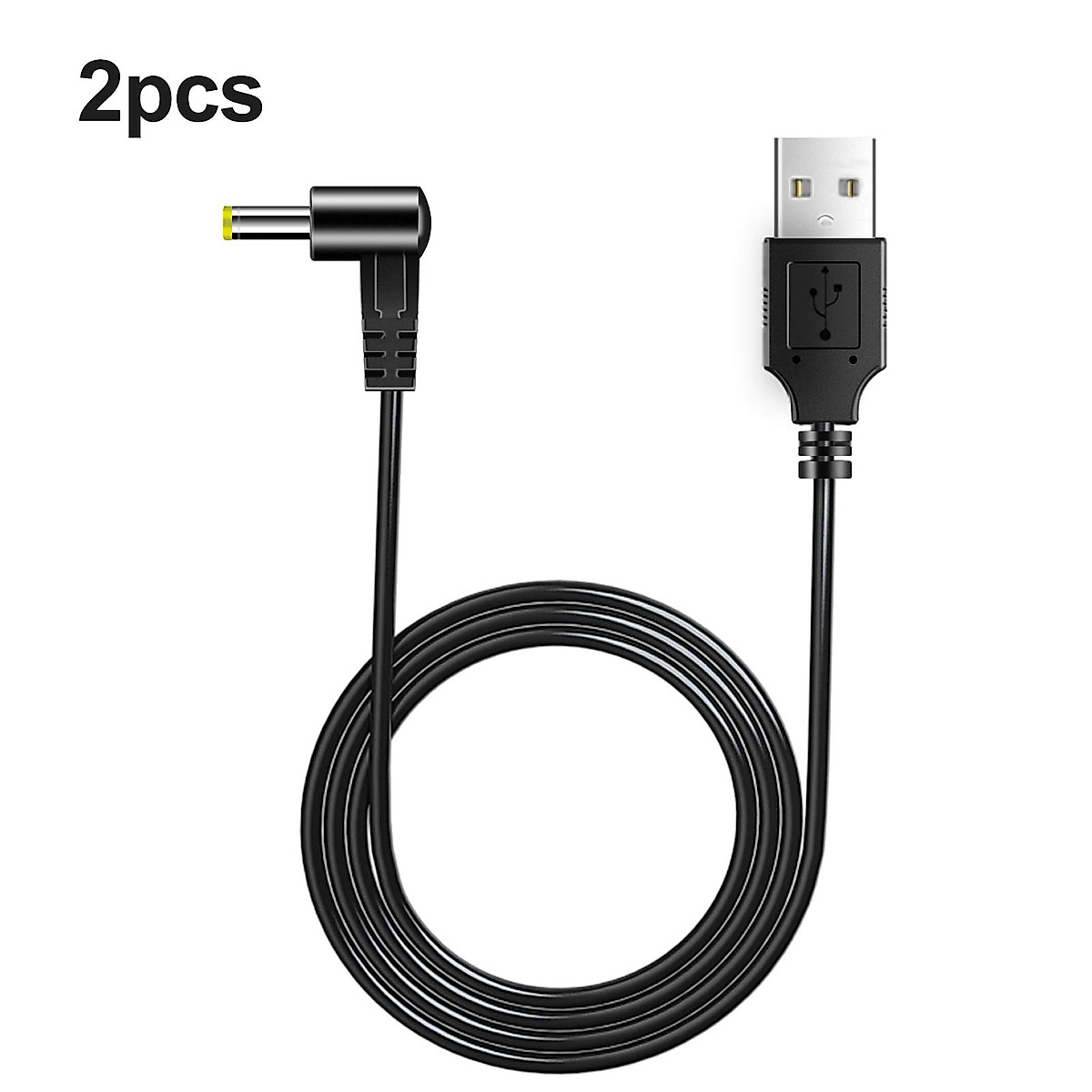 2 Packs USB DC Cables for Panasonic K2GHYYS00002 HD Camcorder, Ideal Power Supply Replacement Charger Charging Cords for HC-V180K HC-V380K HC-V770 HC-VX870 HC-WX970 HC-WXF991