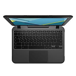 Lenovo 11.6-inch Premium HD IPS Touchscreen Chromebook, Intel Dual-Core Processor, 16 GB SSD, 4 GB Memory, 802.11ac, Rotatable Camera, Bluetooth, Water-Resistant Keyboard, Chrome OS
