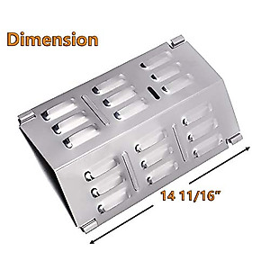 Stainless Steel Grill Flavorizer Bar Replacement for Weber 9201 and Gas Go-Anywhere Grill