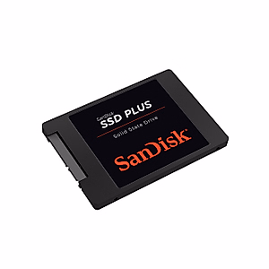 SanDisk SSD PLUS 1TB Internal SSD - SATA III 6 Gb/s, 2.5"/7mm, Up to 535 MB/s - SDSSDA-1T00-G26