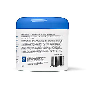 Remedy Dermatology Series Body Cream, for Extremely Dry Skin, Unscented, Botanical Formula, Manuka Honey, Paraben Free, Ceramides, for Dry, Dehydrated Skin, 16 oz (453g) Tub