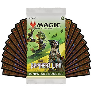 Magic: The Gathering The Brothers’ War Jumpstart Booster Box | 18 Packs (360 Magic Cards)
