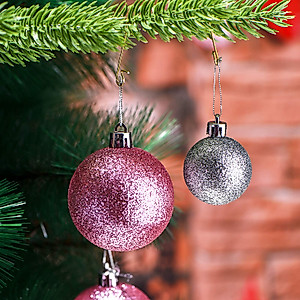 Hotop 200 Pcs Christmas Ornament Hooks Gold Operation Christmas Ornament Hangers Christmas Tree Hooks Metal Wire Hooks with Storage Box for Hanging Christmas Tree Decoration, 1.18'', 1.57''