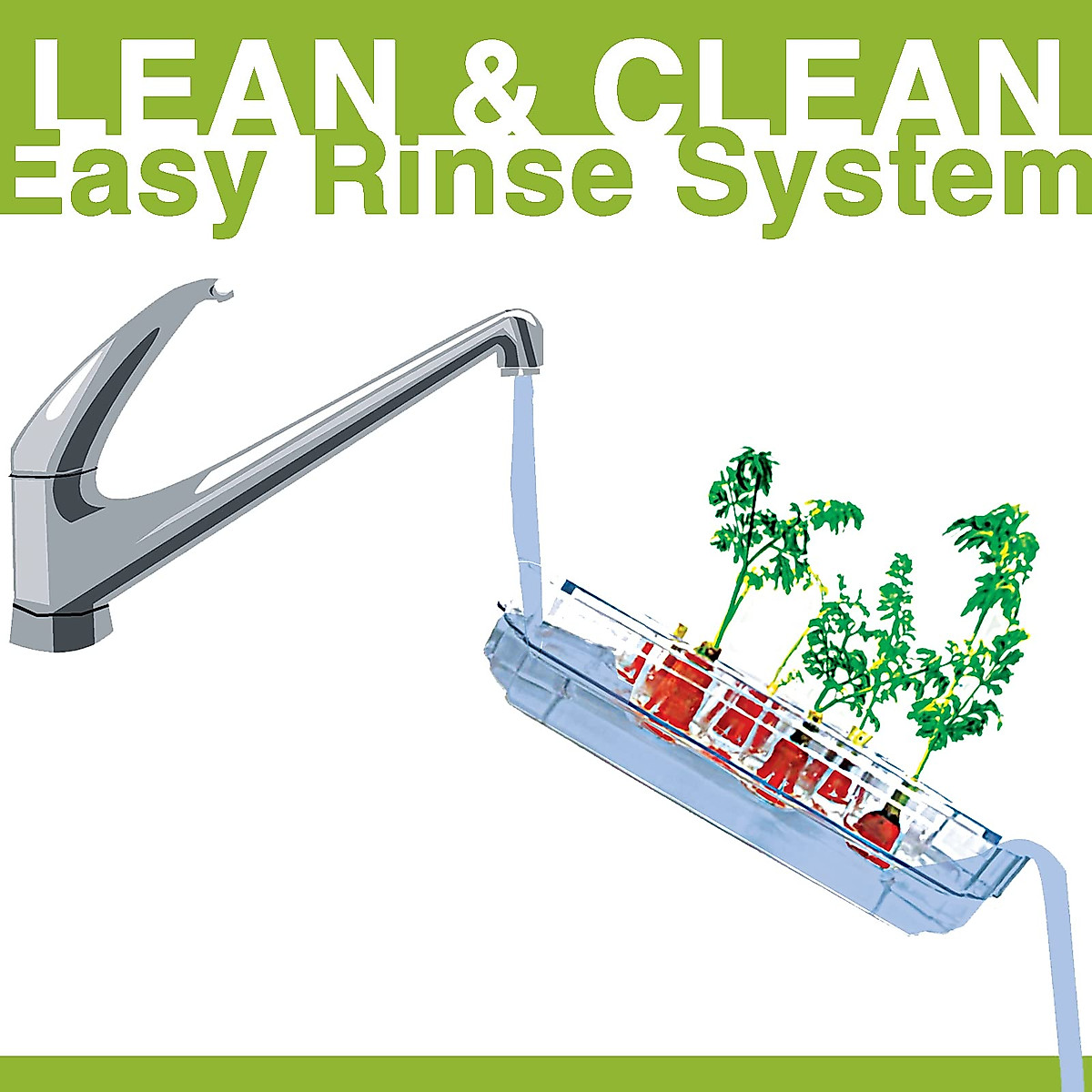 Indoor Gardening System/Small/No Electricity Needed/All Year Round/Hydroponic Growing The Easy Way/Propagate-Regrow in Your Kitchen/I Re Grow