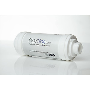 BidetKing Ion Bidet Filter for Electronic Bidet Seats | Premium Bidet Water Filter and Modern Design | Extend The Life of Your Bidet Seat | 1/2" Threads