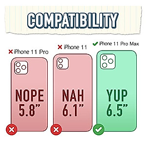 Smartish iPhone 11 Pro Max Crossbody Case for Women - Dancing Queen [Purse/Clutch with Detachable Strap & Card Holder] - Stiletto Black-Gold