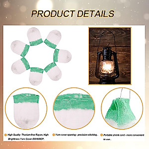 30 Pieces Propane Lanterns Mantles, Gas Lamp Mantles Gas Lantern Mantles Propane Lantern Mantles U Shape Mantles for Gas Lantern Covers Mantles for Outdoor Camping Hiking Kerosene Light Natural