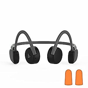 LIBMING Bone Conduction Headphones for Swimming, IPX6 Open-Ear Wireless Sport Earphones Headset for Running, Diving Water, Gym, Spa，Black