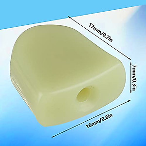 Tuning Peg Button, RiToEasysports 6 PCS/Set Tuning Pegs Machine Heads Acrylic Buttons for Acoustic Electric Guitar(Green)