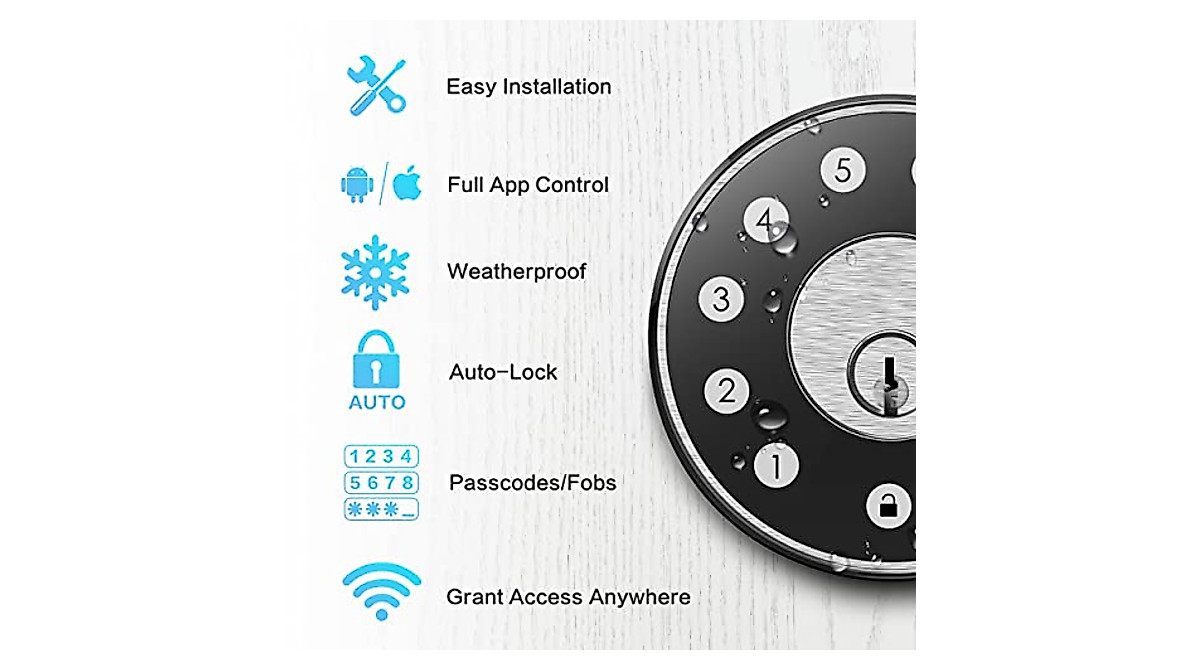 Sifely Smart Lock - Keyless Entry & Remote Control