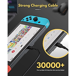 USB C Charger for Nintendo Switch, 45W AC Adapter Cable for Switch Lite/OLED/Steam Deck/TV Dock Mode, Power Supply Cord for Tablets/MacBook Pro/iPad/Laptop 15V 3A Fast Charging