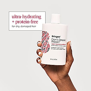 Briogeo Don't Despair Repair Super Moisturizing Conditioner for Dry Damaged Hair, Argan Oil for Repair and Colored Hair, 16 oz