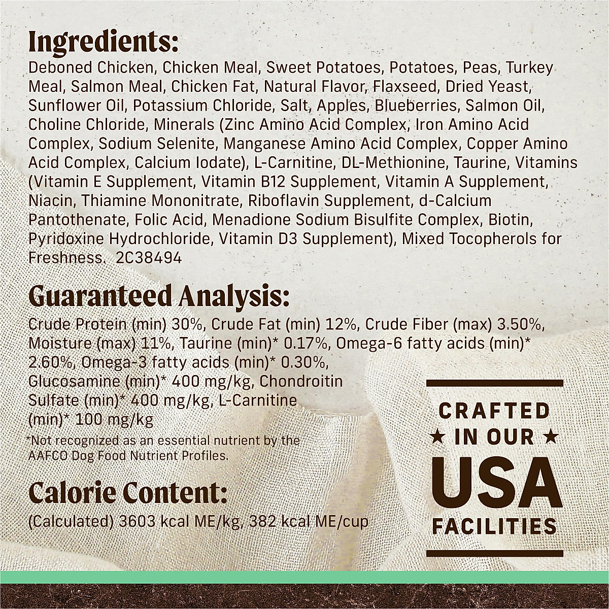 Merrick Premium Grain Free Dry Senior Dog Food, Wholesome And Natural Kibble, Real Chicken And Sweet Potato - 10.0 lb. Bag