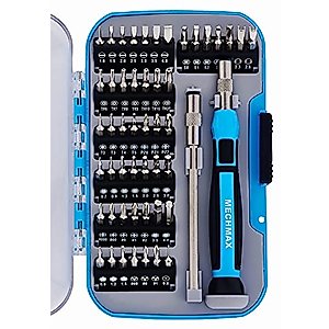 MECHMAX Magnetic Precision Screwdriver Bits Set 51 Piece, Pentalobe Screwdriver Bits for Apple iPhone, Macbook, Y Type for Game Console, Smart Phone, Laptop, Tablet, PC & Electronics Equipment