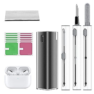 Airpods Cleaning Kit, 2 in 1 Cleaning Pen Kit for Airpods Pro 2 3 Case Airpods 2nd 3rd Generation Case, Touchscreen Mist Cleaner for iPhone, Laptop, Computer Screen