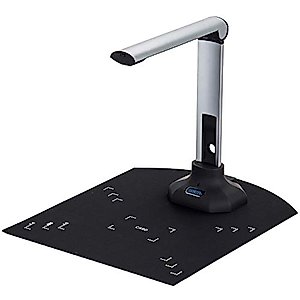 Document Camera for Teachers, Portable USB Visualiser A4 8MP with Auto-Focus and LED Supplemental Light. Excellent for Distance Education Web Classroom Library and Office Conferencing