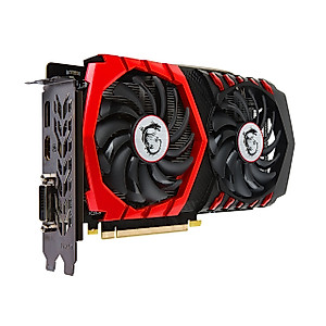 MSI Gaming GeForce GTX 1050 Ti 4GB GDRR5 128-bit HDCP Support DirectX 12 TORX 2.0 Fan Graphics Card (GTX 1050 TI Gaming X 4G) (Renewed)