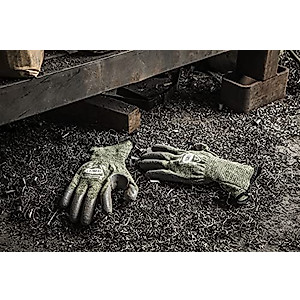 IRONCAT 6100 Metal Tamer TIG Welding Gloves - [1 Pair] Medium, Material Used>, Fire Resistant Silicone Coated Palm Knit. Welder Safety Wear