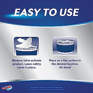 DampRid Hi-Capacity Moisture Absorber Bucket, 2 Pack — Fragrance Free, 2 lb. 15.5 oz.