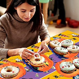 ceiba tree Halloween Tablecloth Plastic Disposable Table Cover Table Cloth 3 Packs Rectangle 54X108 Inch Halloween Party Supplies Table Decorations Decor Trick or Treat