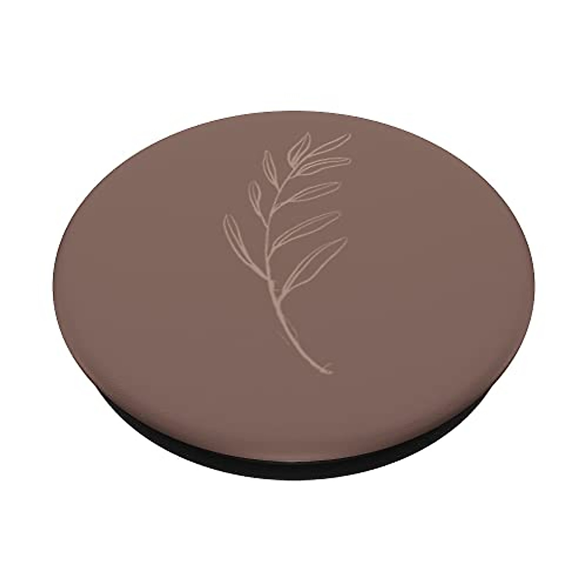 Desert Taupe Boho Botanical Wildflowers PopSockets Swappable PopGrip