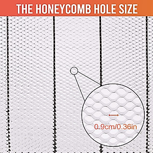 Honeycomb Laser Bed 400x400x22mm, Laser Honeycomb Bed for Laser Engraver and Cutter Machine, CO2 Engraver Cutting Machine, Laser Engraver Accessories, Smooth Edge, Aluminum(15.7x15.7x0.86in)