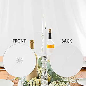 150 Pack Church Candle Drip Protectors Candlelight Service Kit Heavy Duty Paper Candle Holders for Candlelight Vigil Church Service, Devotional Candles, Christmas Eve Candles