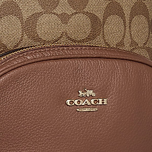 COACH(コーチ) Women Backpack, Im/Khaki/Saddle2, One Size