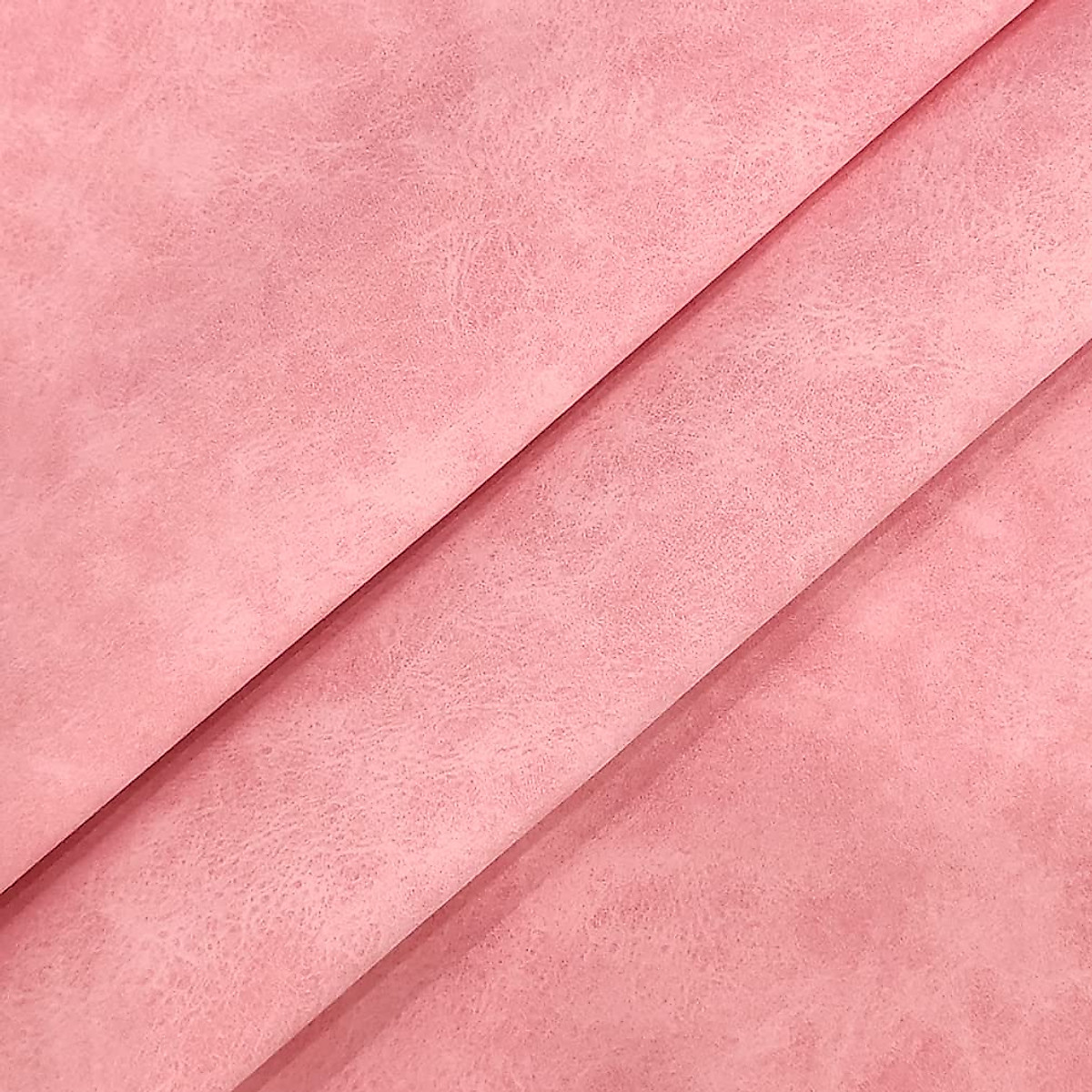 XHT 30 x 135 cm Suede PU Faux Leather Fabric, Soft Smooth Crafts Synthetic Fabric for DIY Handicraft Wallets Bags Making, Pink
