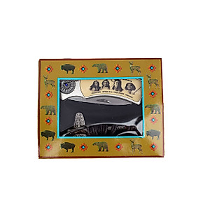 TRENDY ZONE 21 Founding Fathers Folding Pocket Knife with Embossed Dream Catcher I Tomahawk Pendant on a Leather-Thread I Packed Inside an Artistic Box |Closed Knife Length- 4" | Open Knife Length– 7”